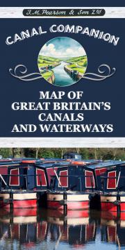 Pearson's Canal Companion Map Of Great Britain's Canals & Waterways ...